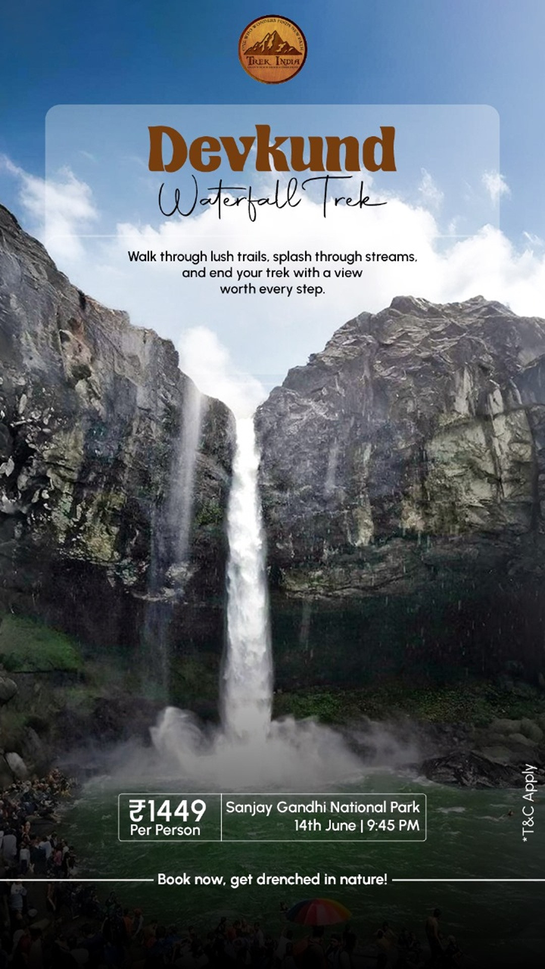 Devkund Waterfall Trek 2025 – Jungle Hike Adventure