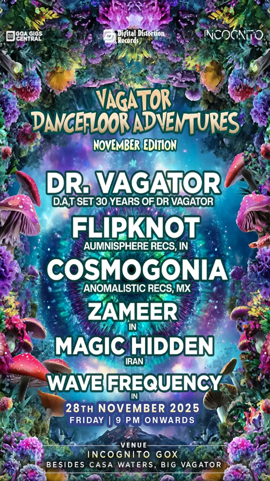 Vagator Dancefloor Adventures | Psy Night Goa 2025
